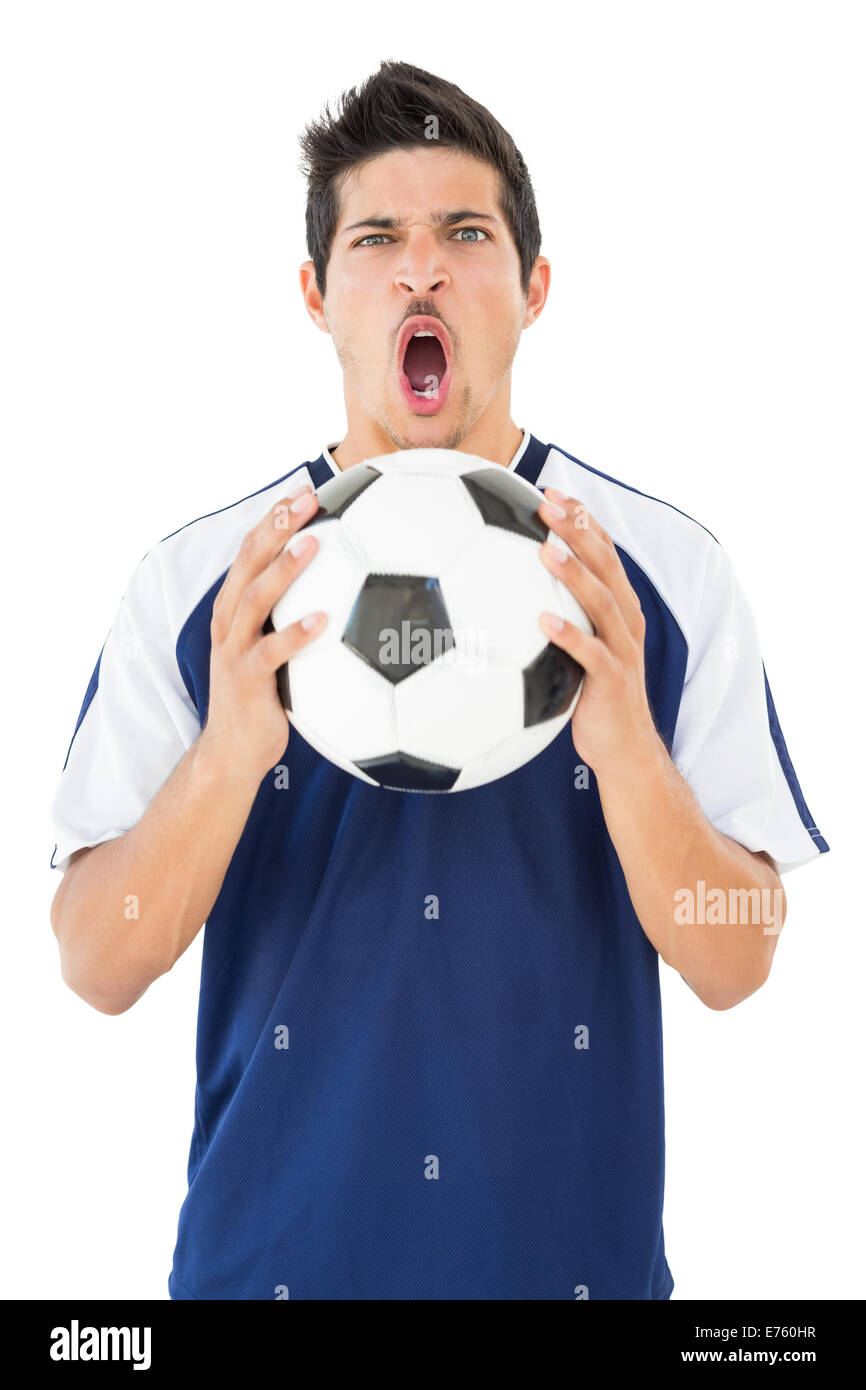 Football fan shouting hi-res stock photography and images - Alamy
