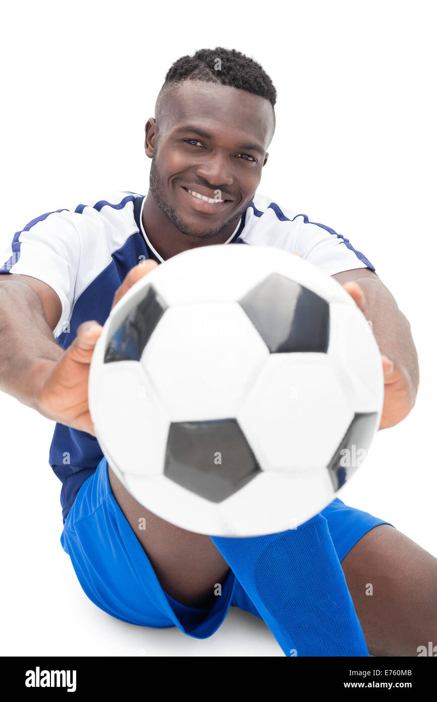 Smiling football player hi-res stock photography and images - Alamy