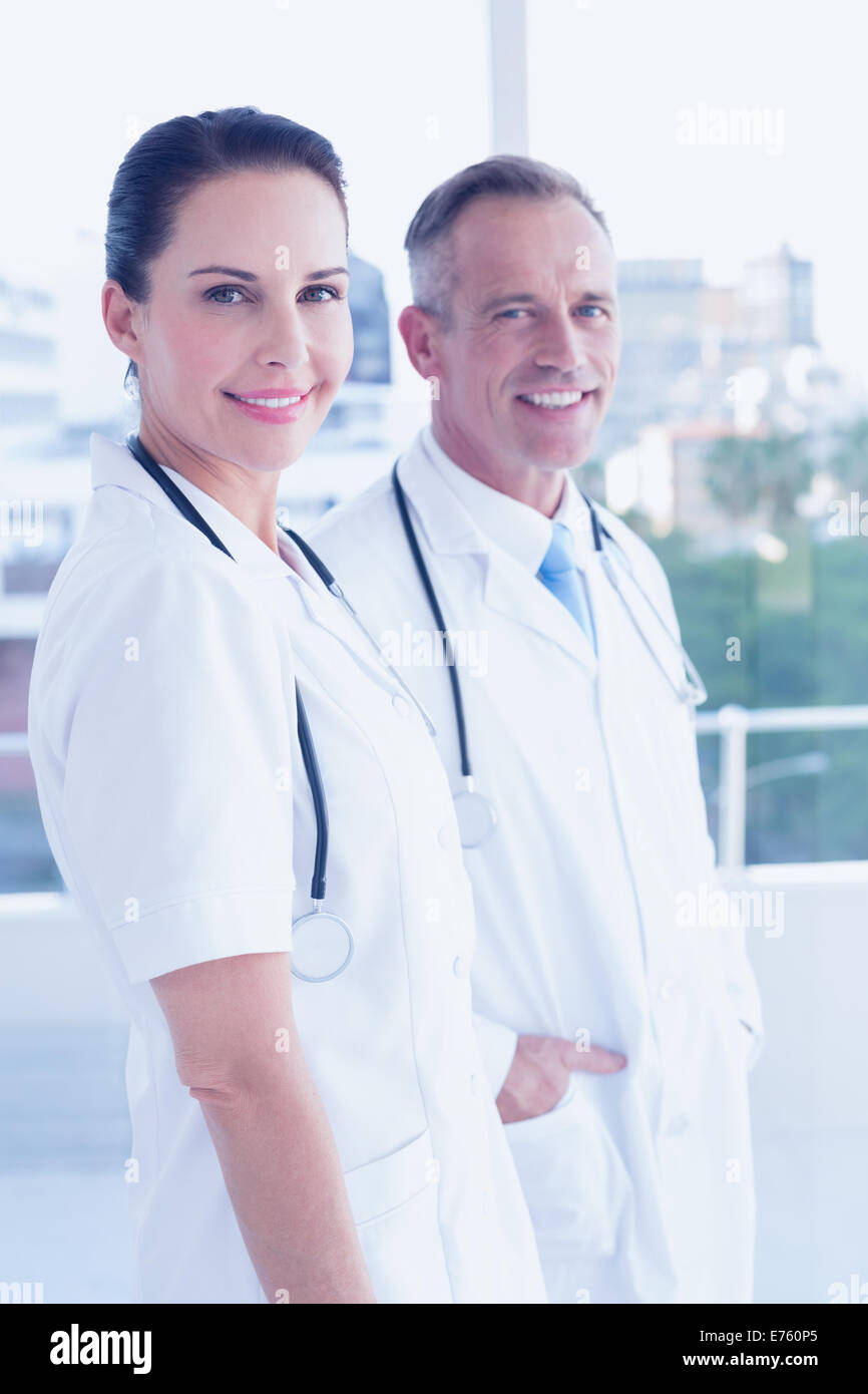 Doctors looking at the camera Stock Photo - Alamy