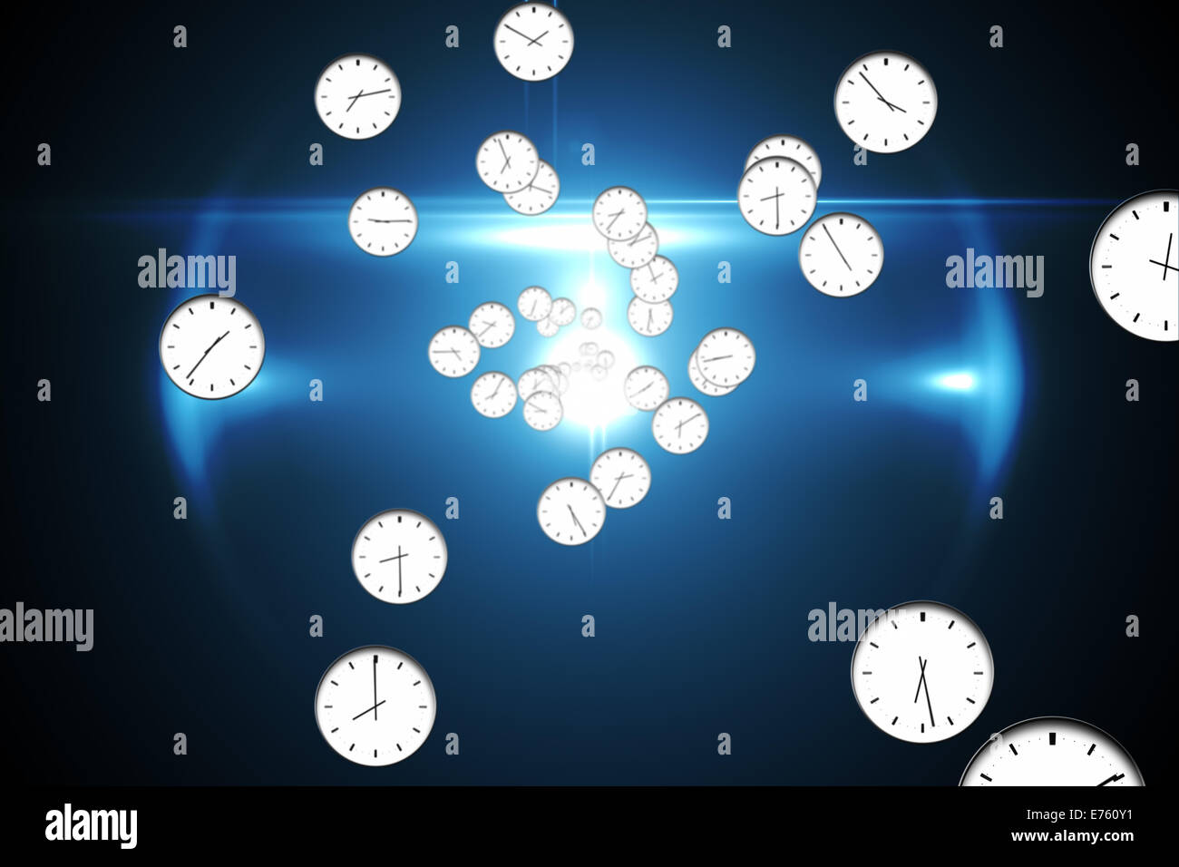 Floating clock hi-res stock photography and images - Alamy