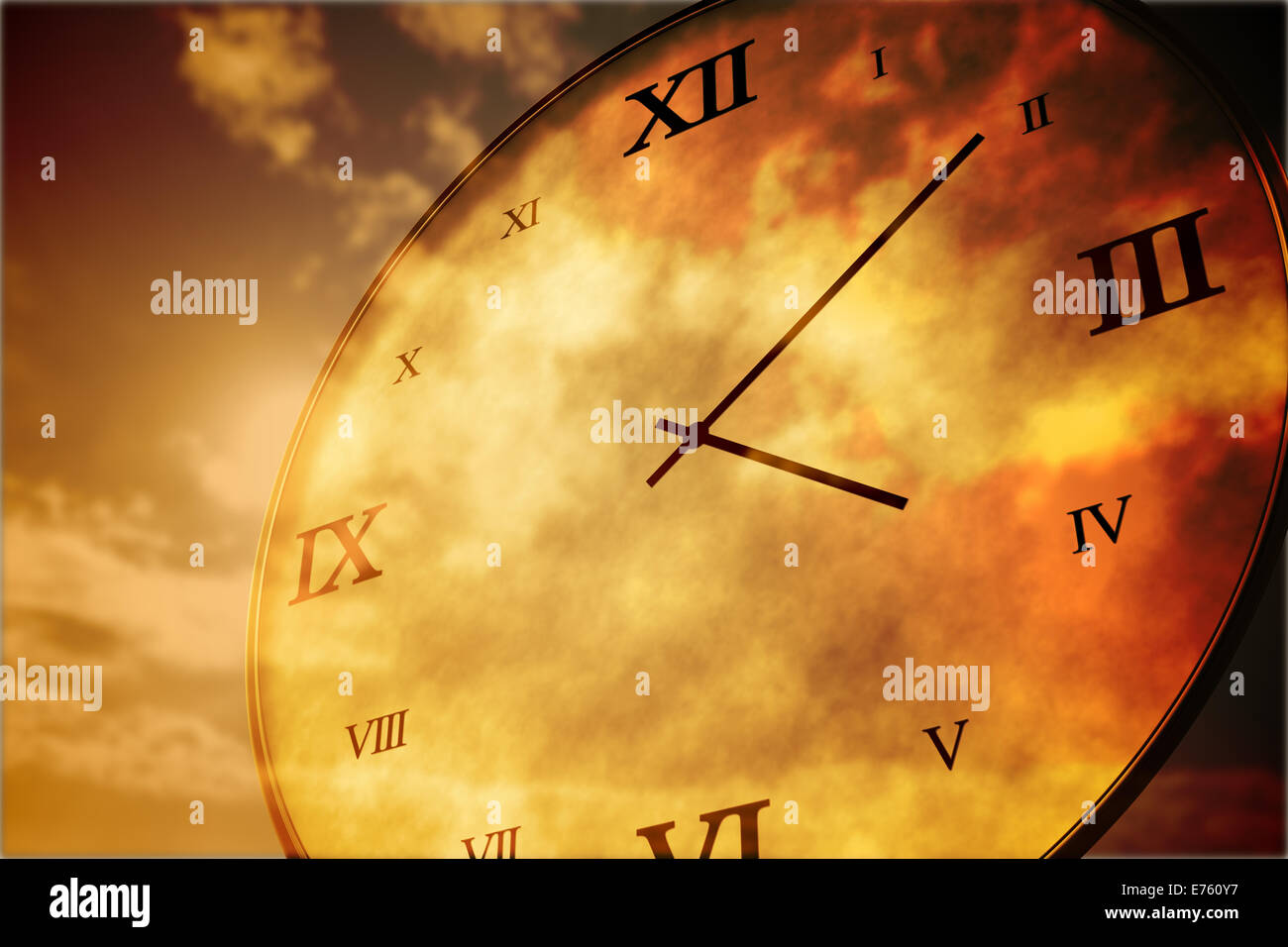Roman numeral clock hi-res stock photography and images - Alamy