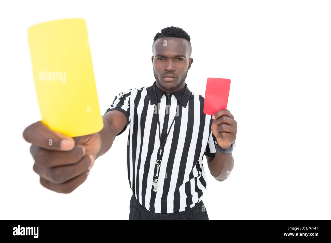 Yellow red card hi-res stock photography and images - Alamy