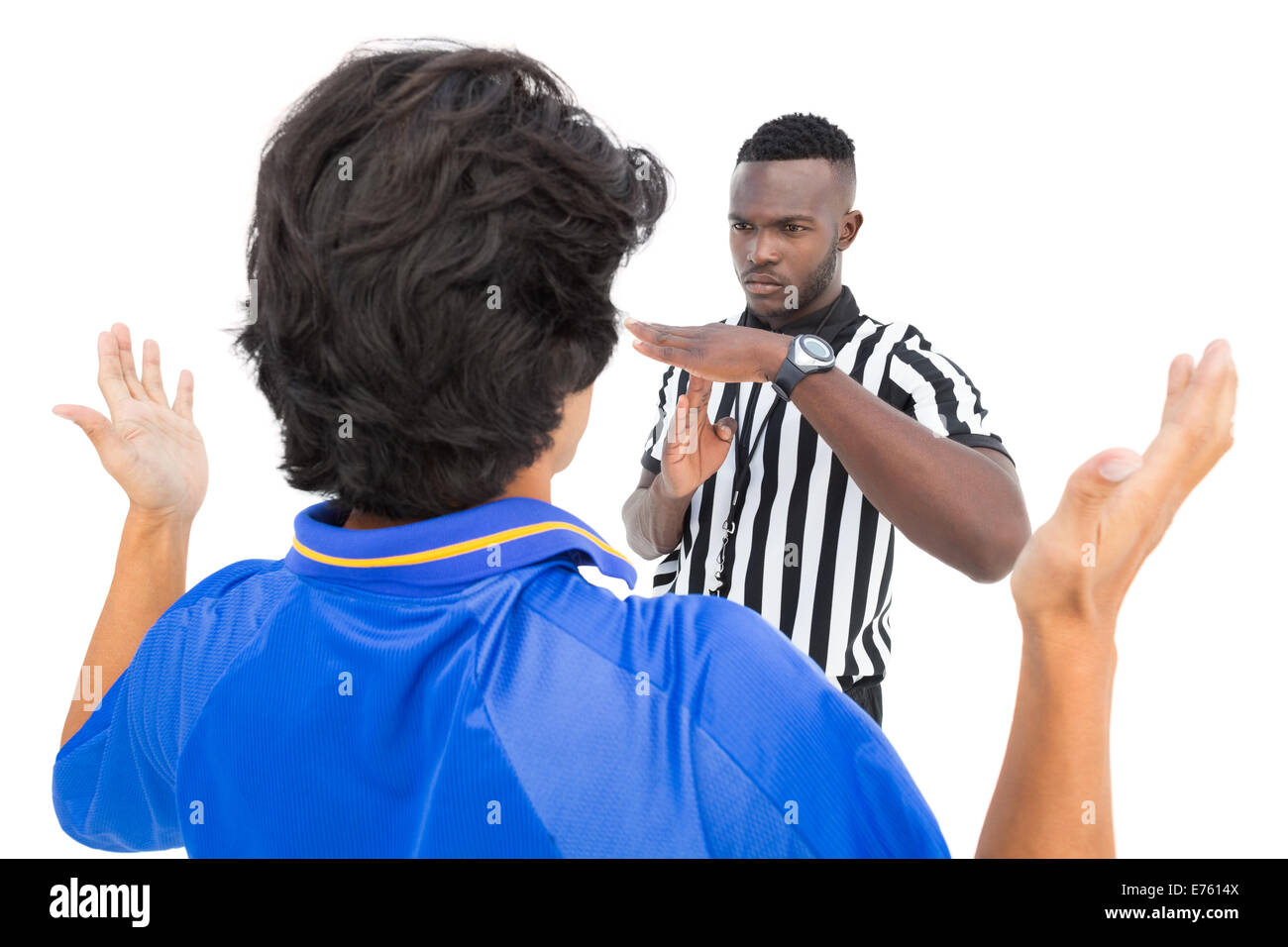 Referee time out hi-res stock photography and images - Alamy