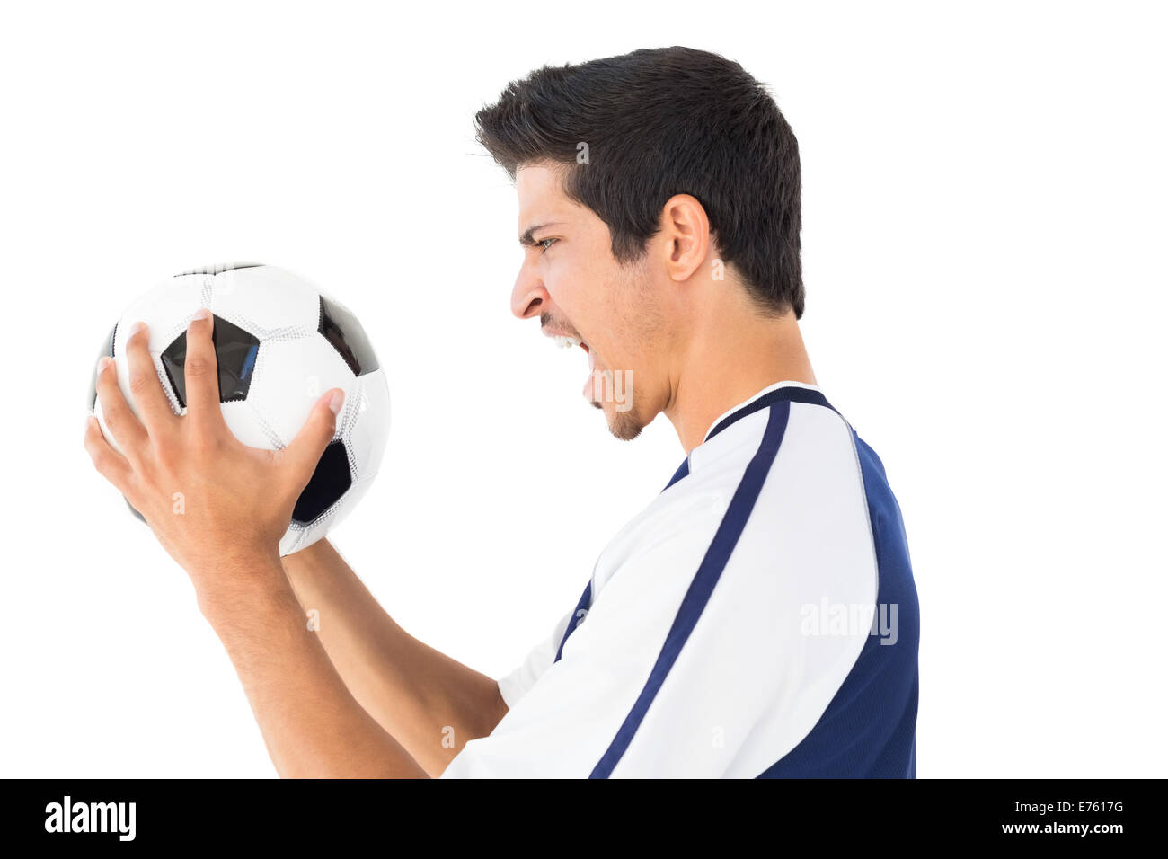 Football shouting hi-res stock photography and images - Alamy