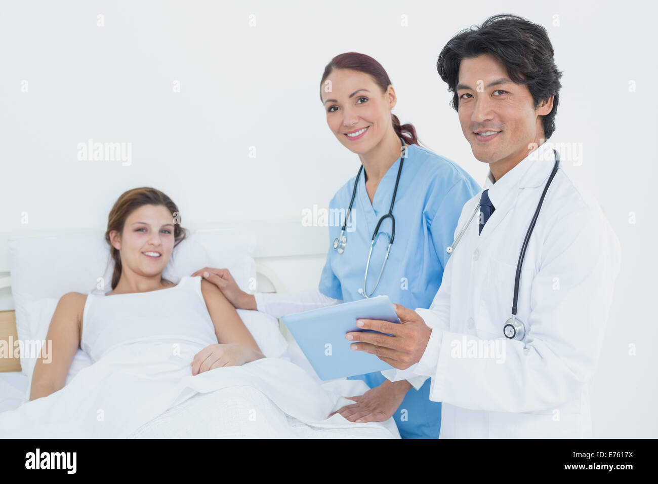 Doctor looking at the camera Stock Photo - Alamy
