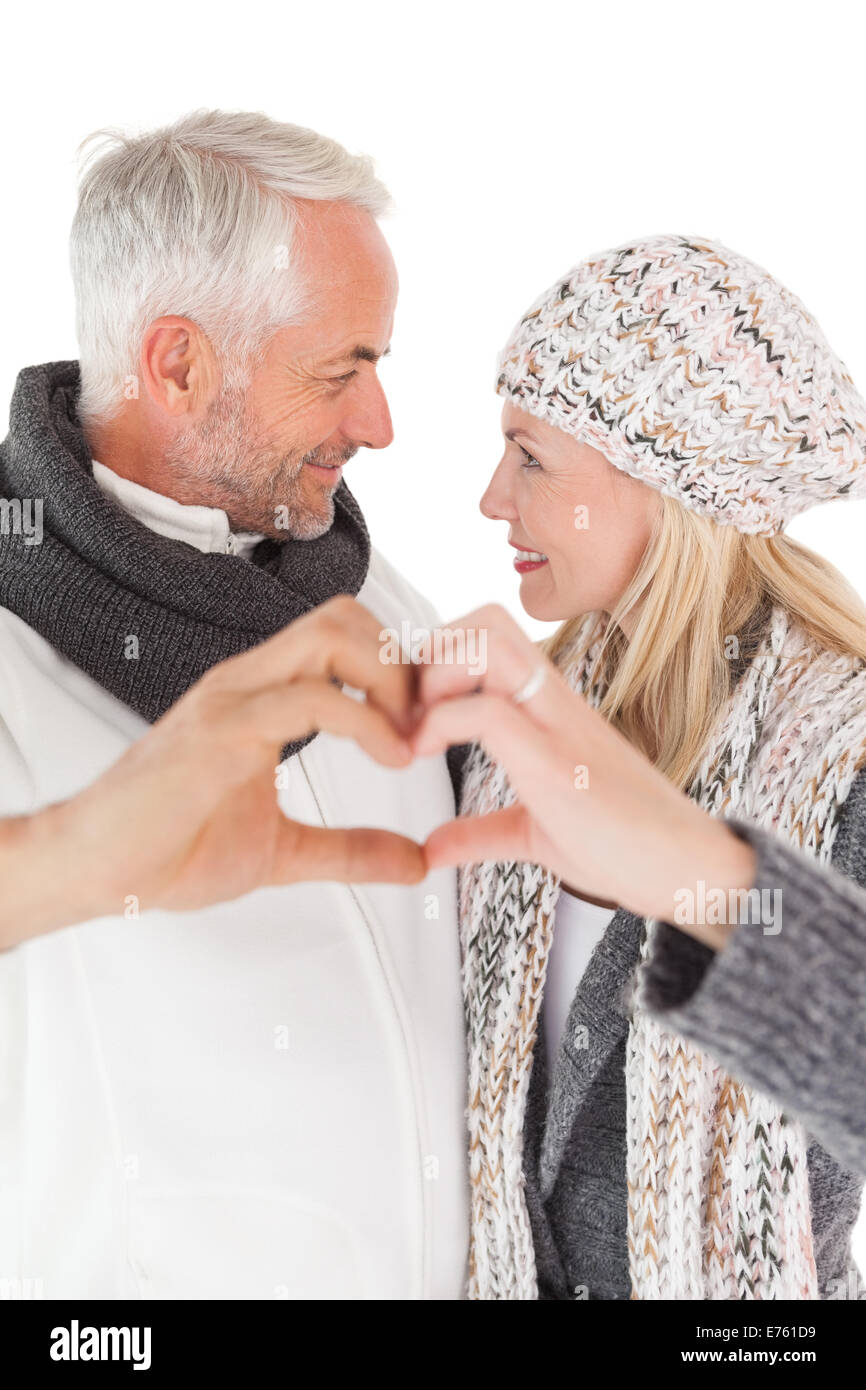 Mature woman showing heart hi-res stock photography and images - Alamy