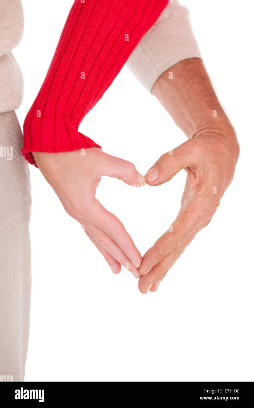 Couple heart hands close up hi-res stock photography and images - Alamy