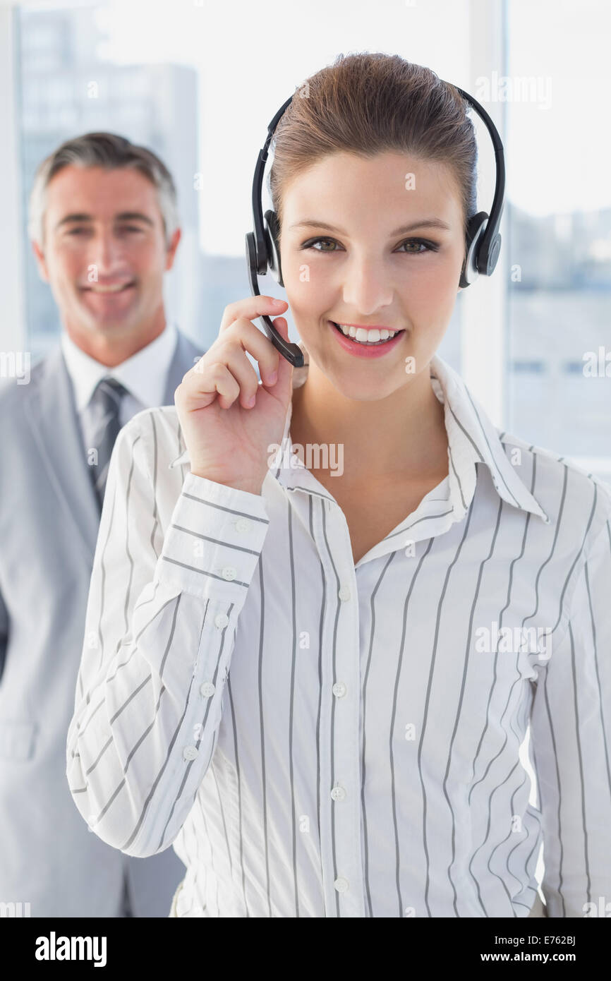 Work headset hi-res stock photography and images - Alamy