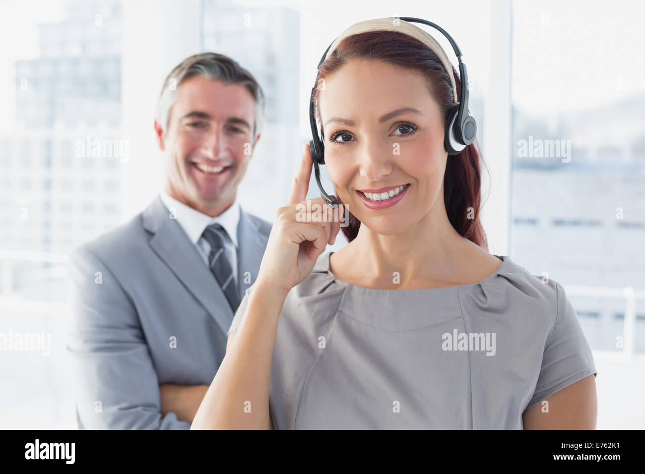 Work headset hi-res stock photography and images - Alamy