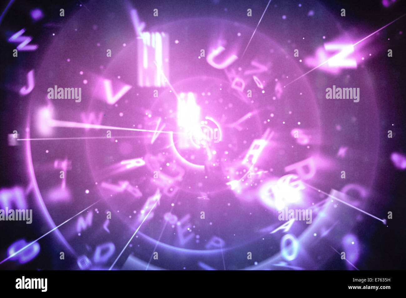 Purple digital interface hi-res stock photography and images - Alamy