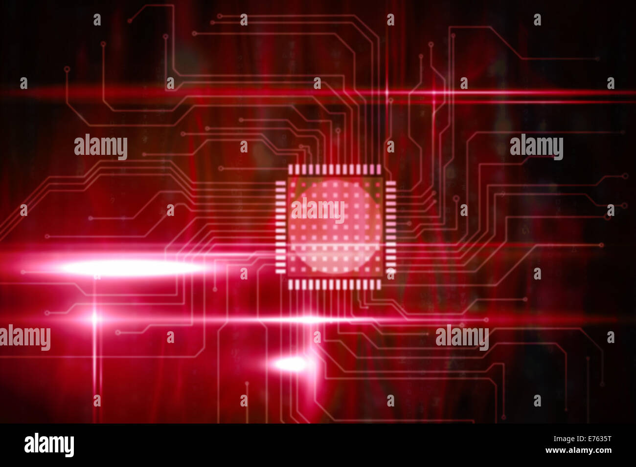 Pink technology square interface design Stock Photo - Alamy
