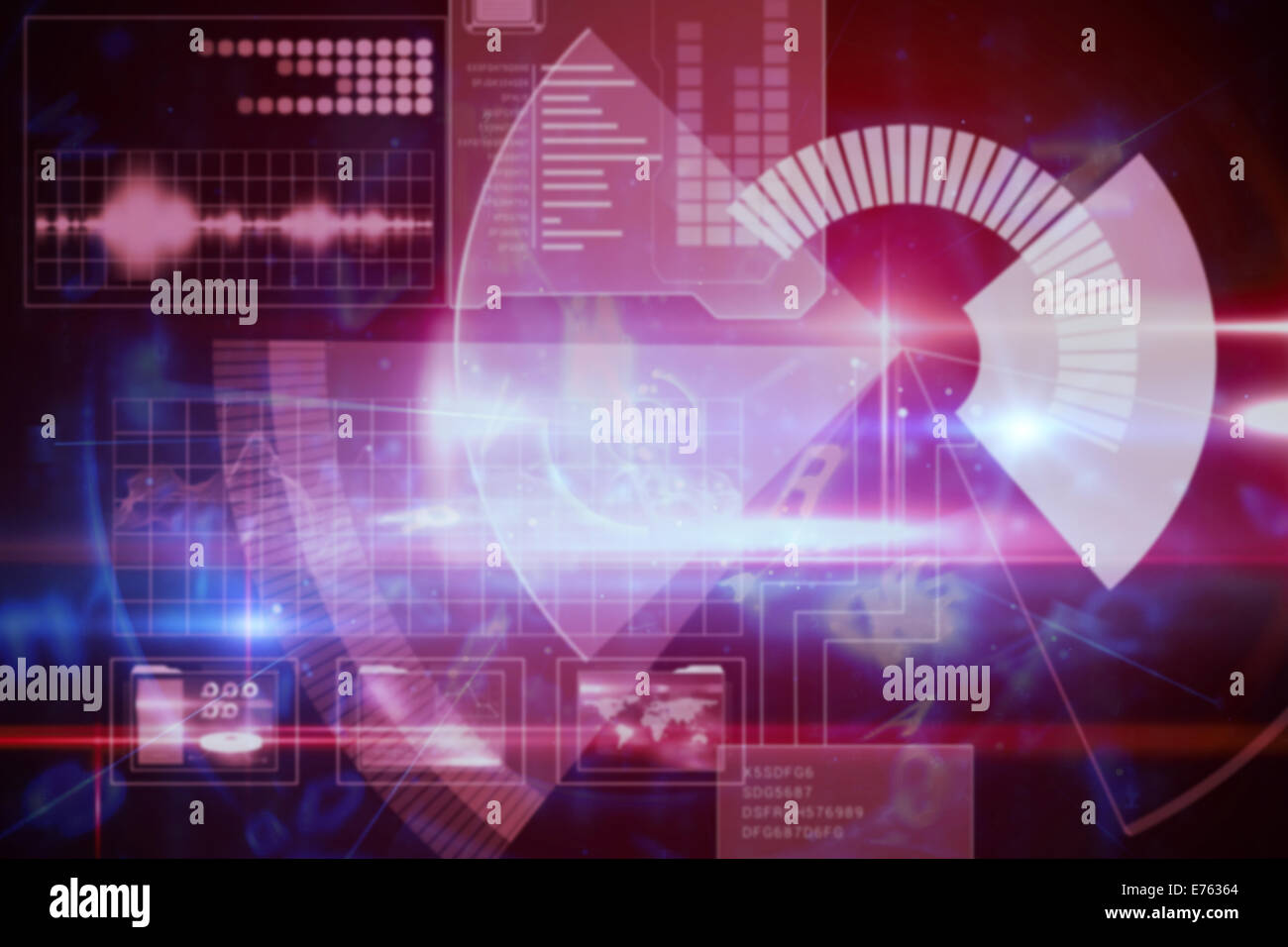 Digital technology interface Stock Photo - Alamy