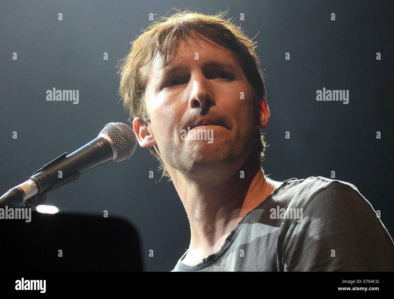 Singer James Blunt performs at Vicar Street... Featuring: James Blunt ...
