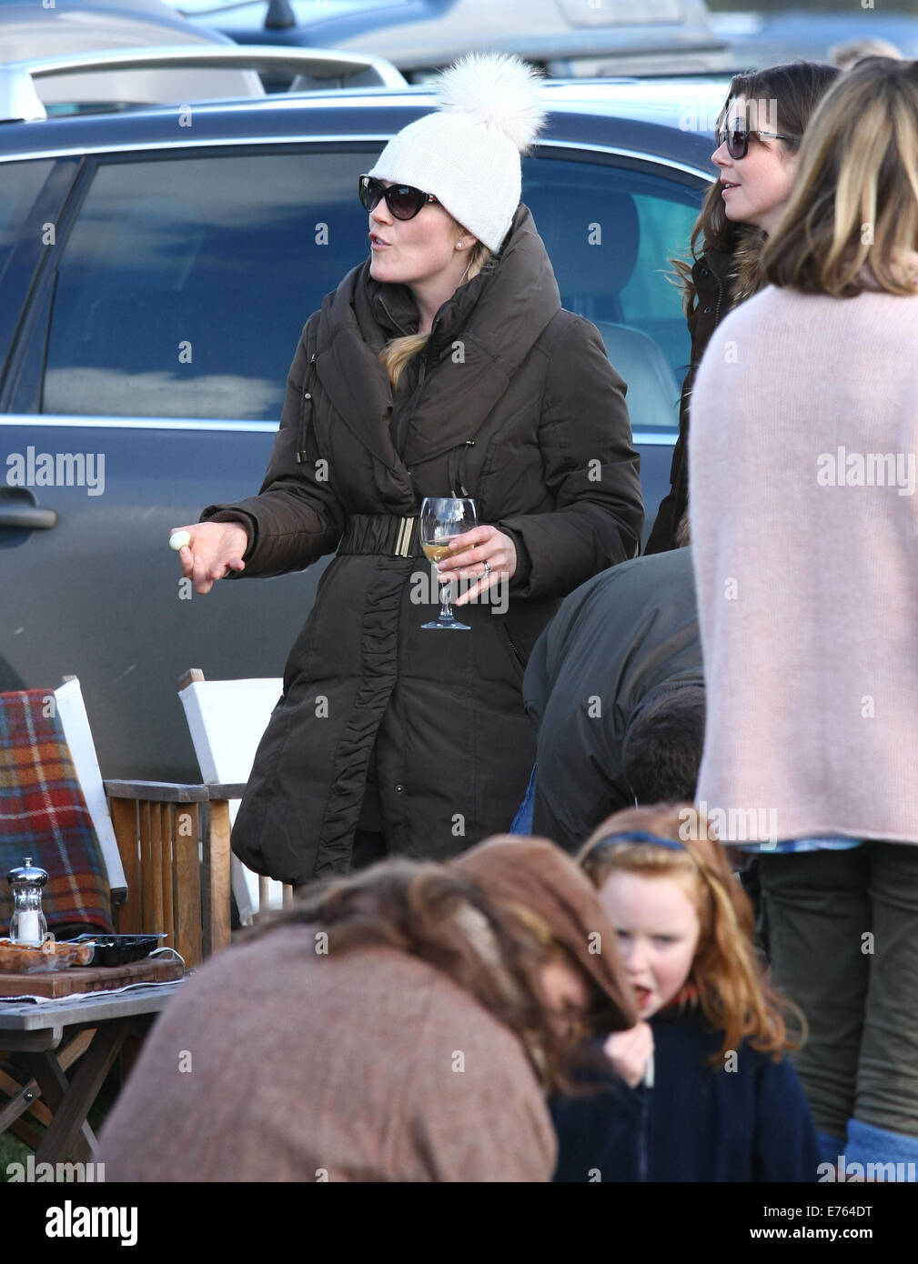 Autumn Phillips enjoys a day out at The Duke of Beaufort's Point to ...