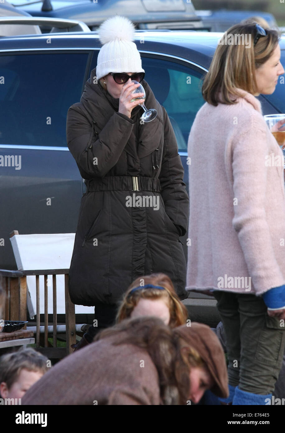 Autumn Phillips enjoys a day out at The Duke of Beaufort's Point to ...