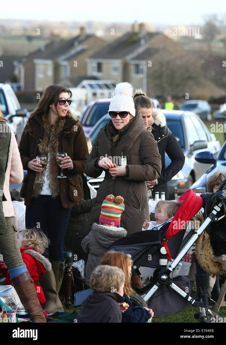 Autumn Phillips enjoys a day out at The Duke of Beaufort's Point to ...