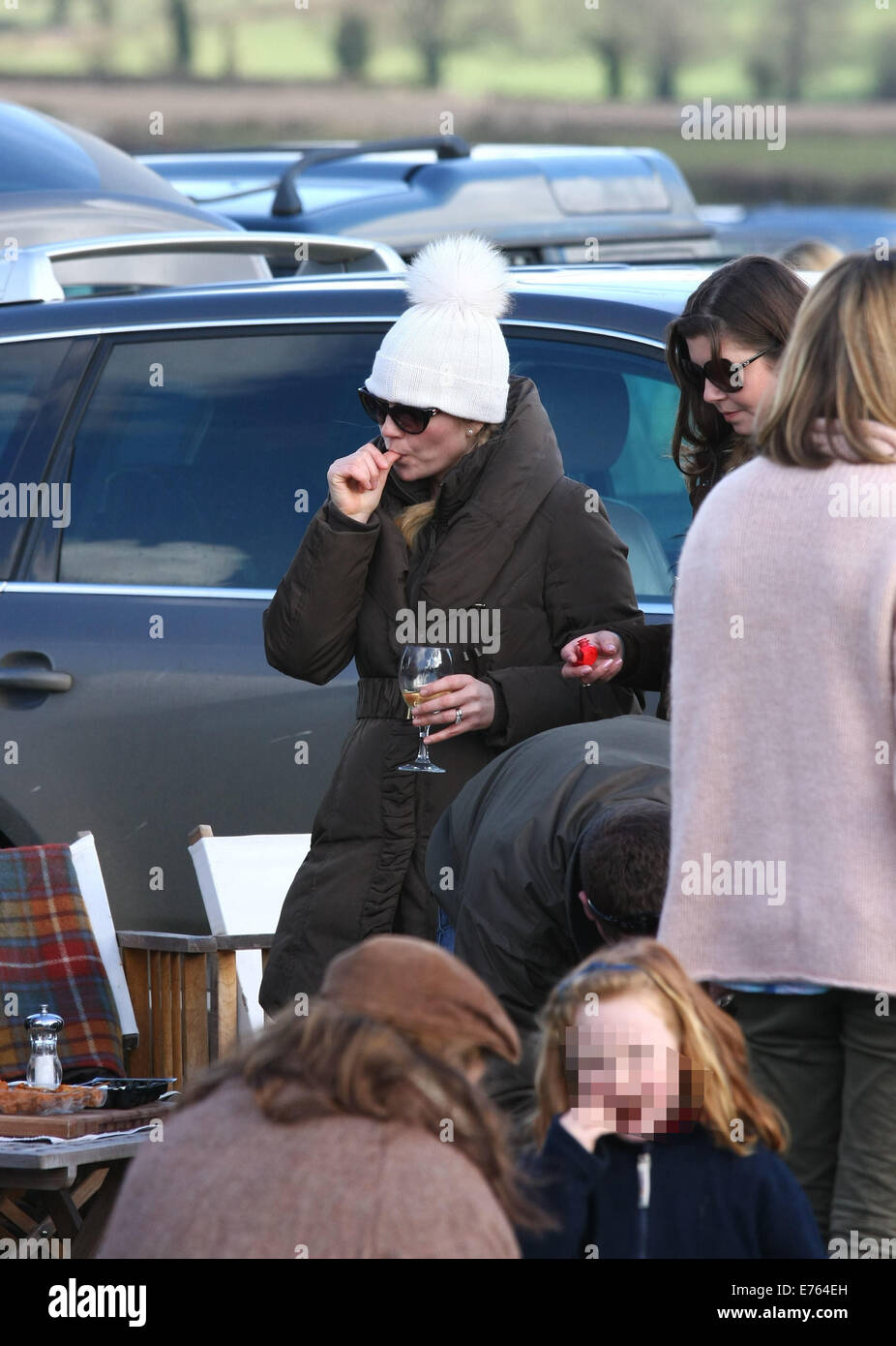 Autumn Phillips enjoys a day out at The Duke of Beaufort's Point to ...