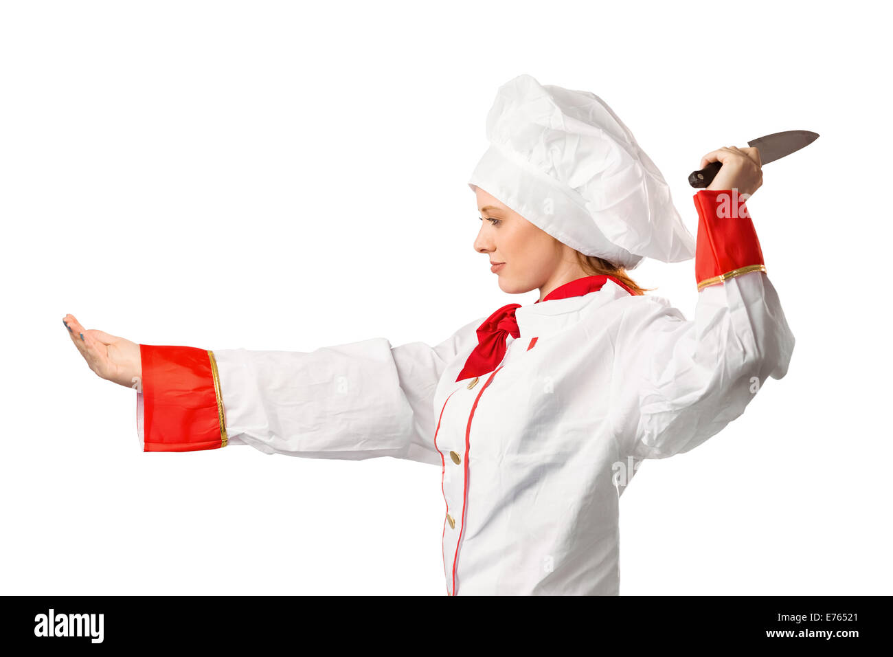 Pretty professional chef cooking hi-res stock photography and images ...