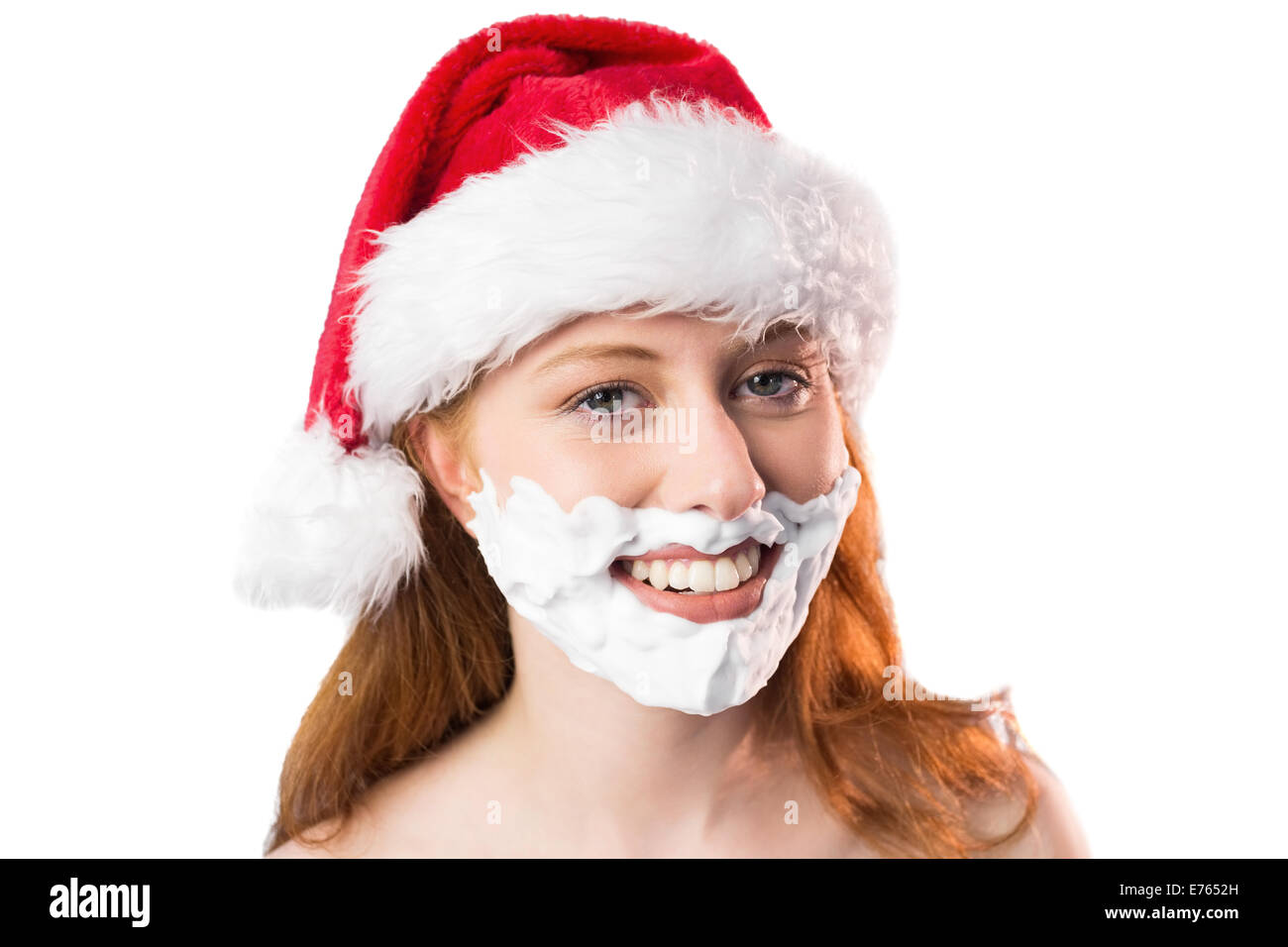 Female santa beard hi-res stock photography and images - Alamy