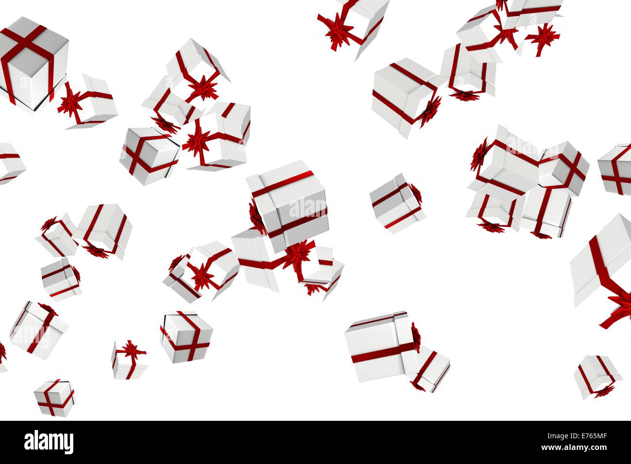 Red christmas presents hi-res stock photography and images - Alamy