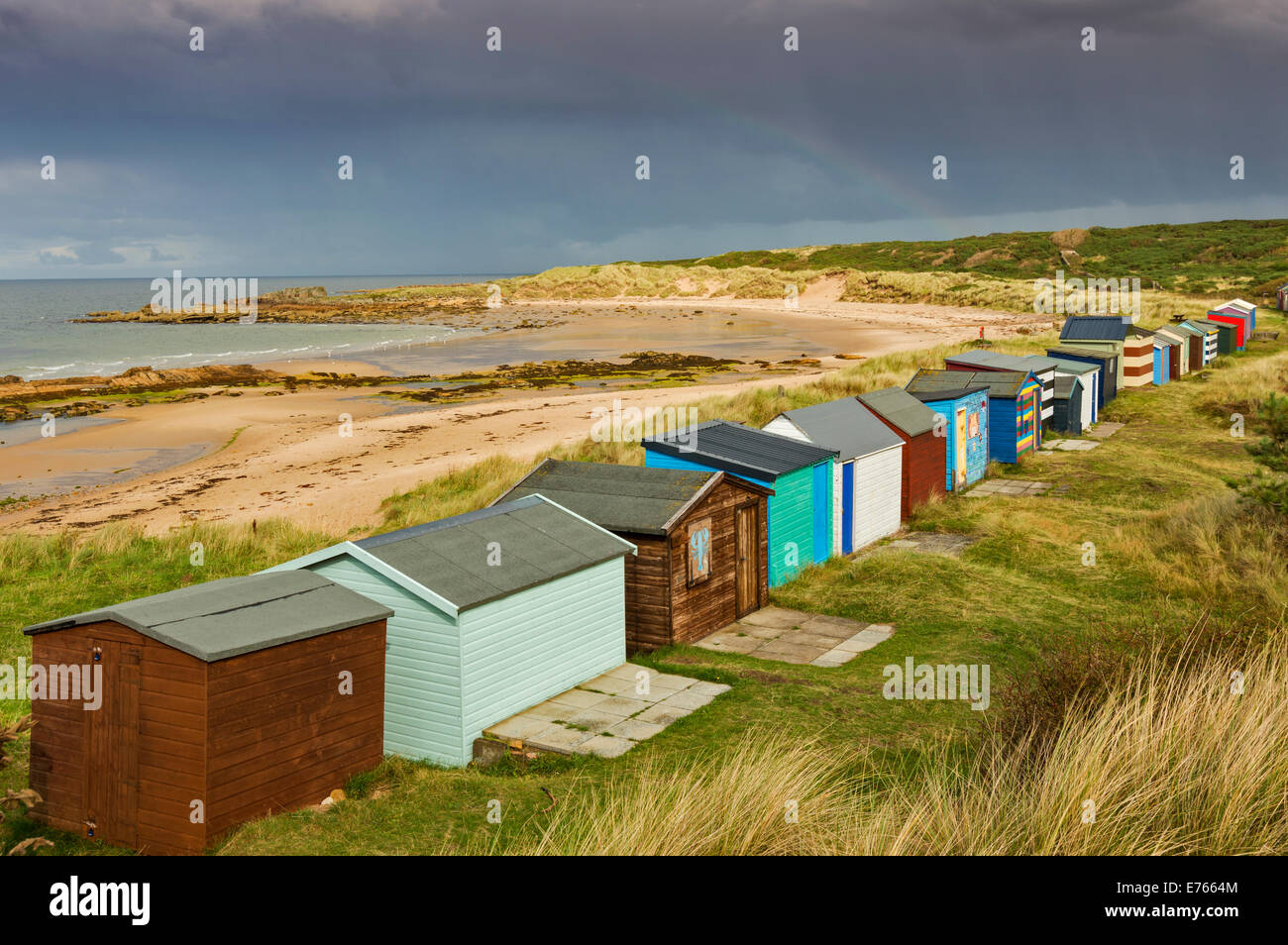 Hopeman Beach Huts High Resolution Stock Photography and Images - Alamy