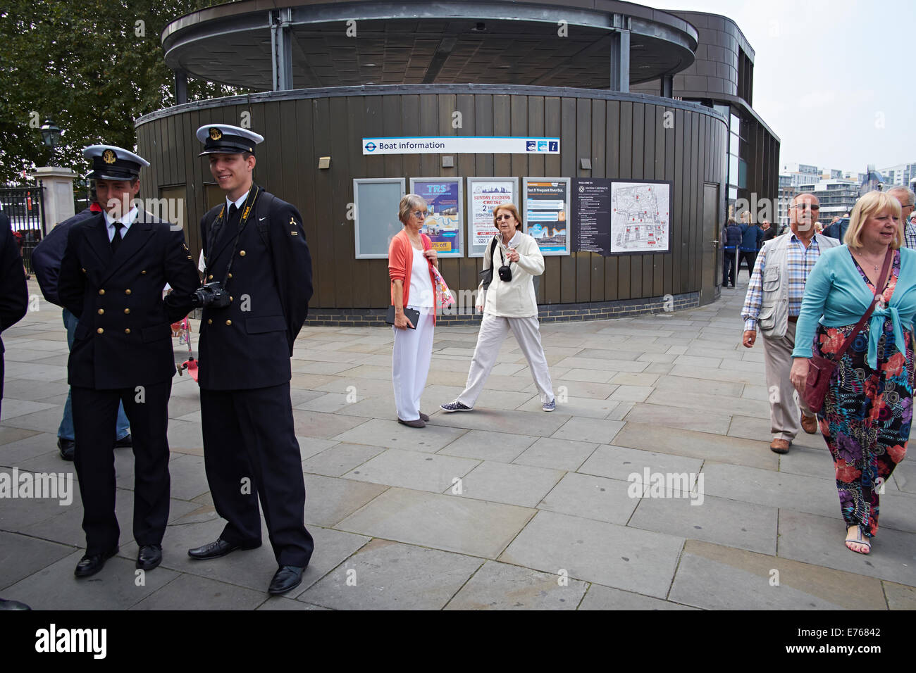 Greenwich, London - Advertising hoarding adshells around the Cutty Sark ...