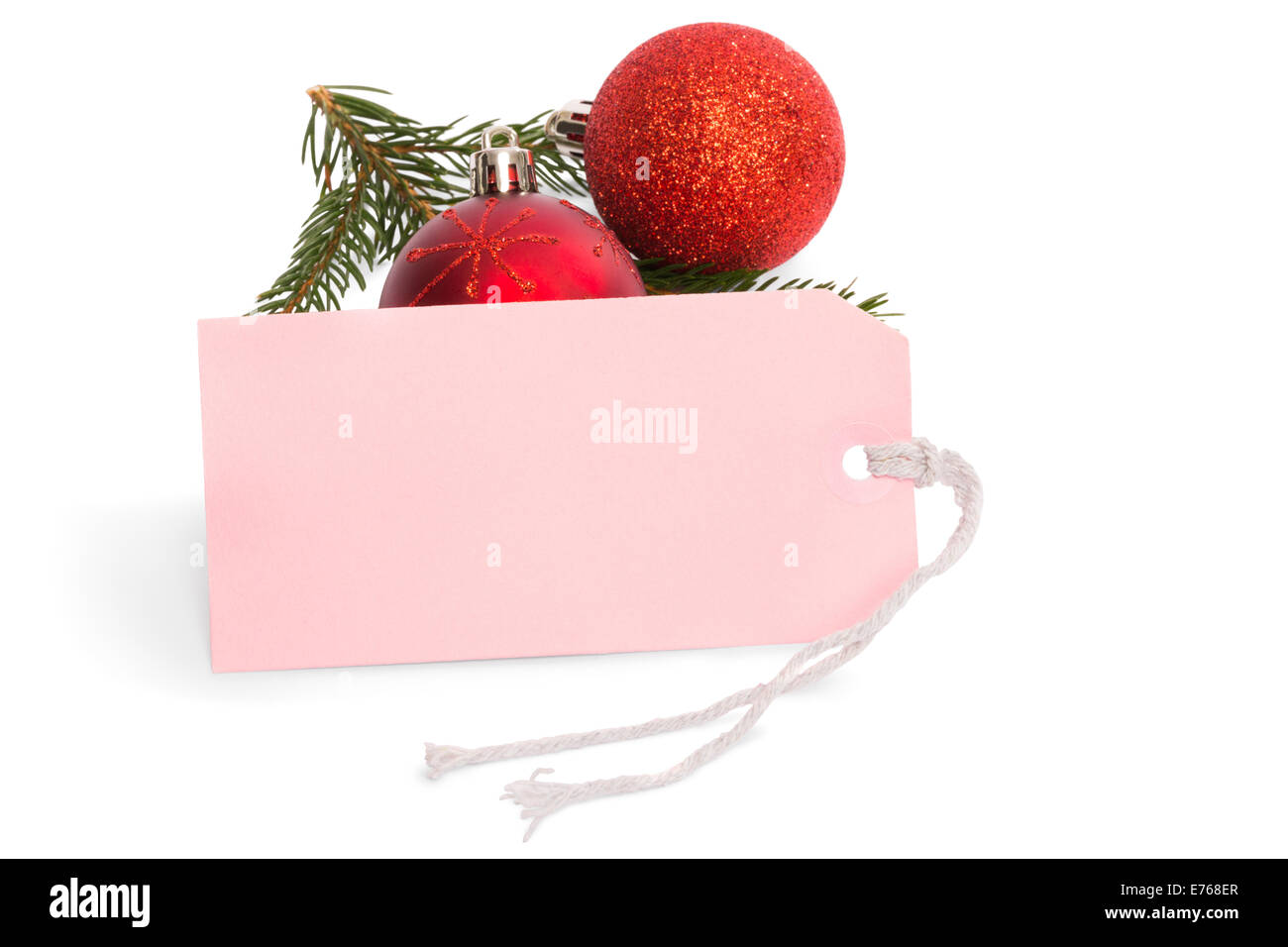 Pink christmas tree decorations Cut Out Stock Images & Pictures - Alamy