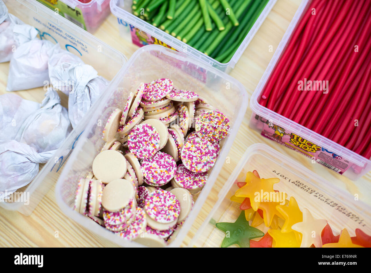 School fair stall hi-res stock photography and images - Alamy