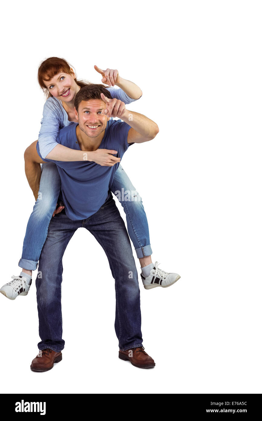 Woman standing back showing Cut Out Stock Images & Pictures - Alamy