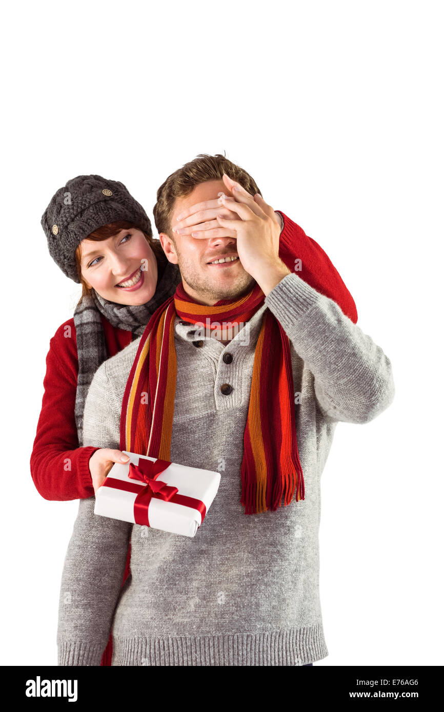 Romantic present woman standing hi-res stock photography and images - Alamy