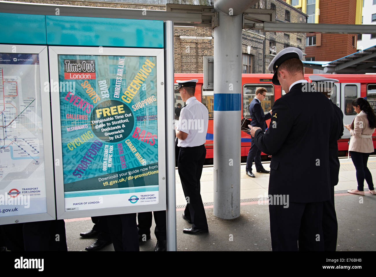 Sailors involved in the tall ships festival London - Advertising ...