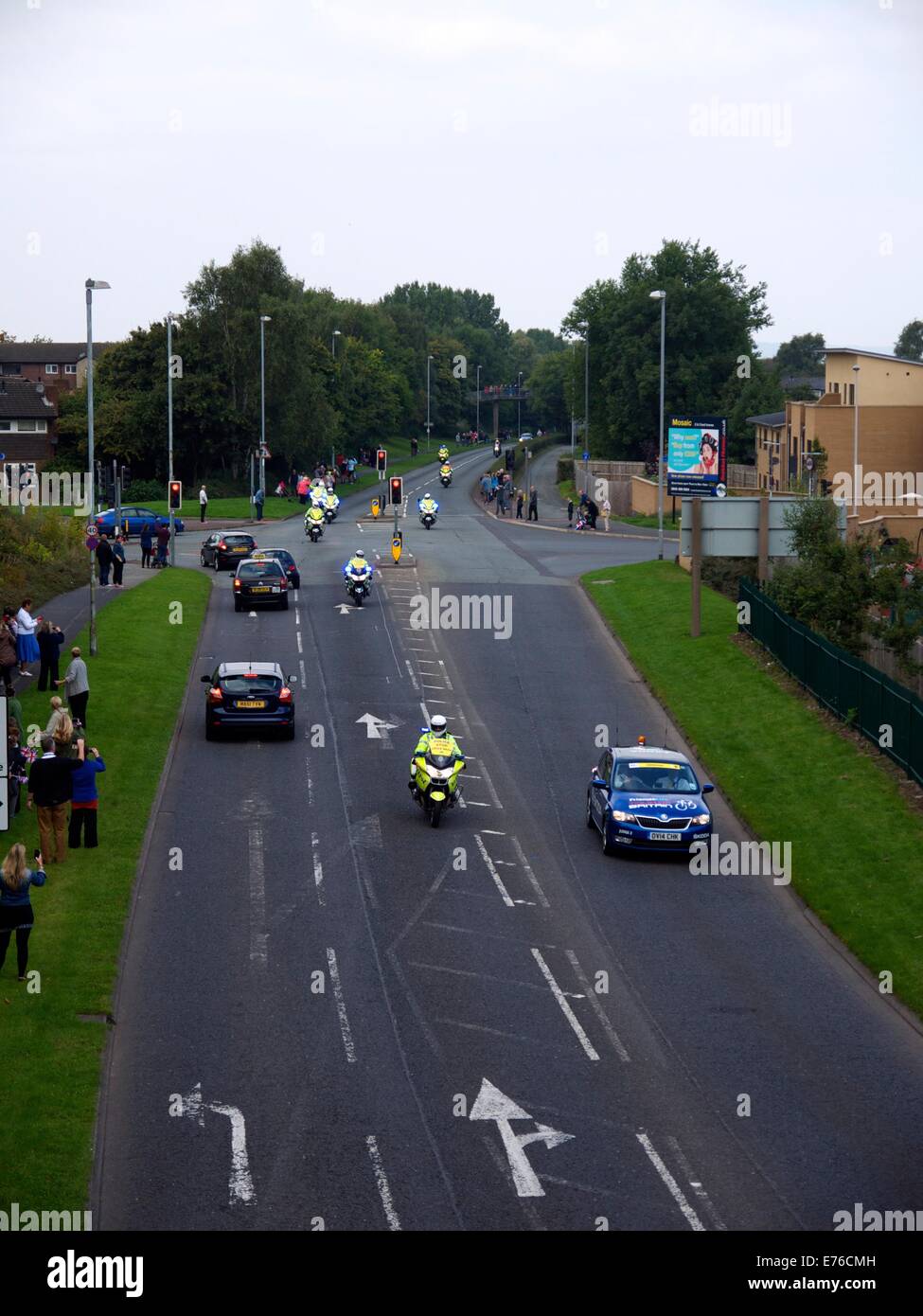 Runcorn, Halton, Cheshire, UK. 8th September, 2014. Stage 2 of the Tour ...