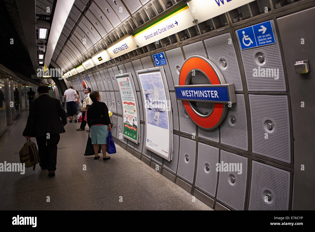 London - Advertising hoarding or adshells around the Westminster ...
