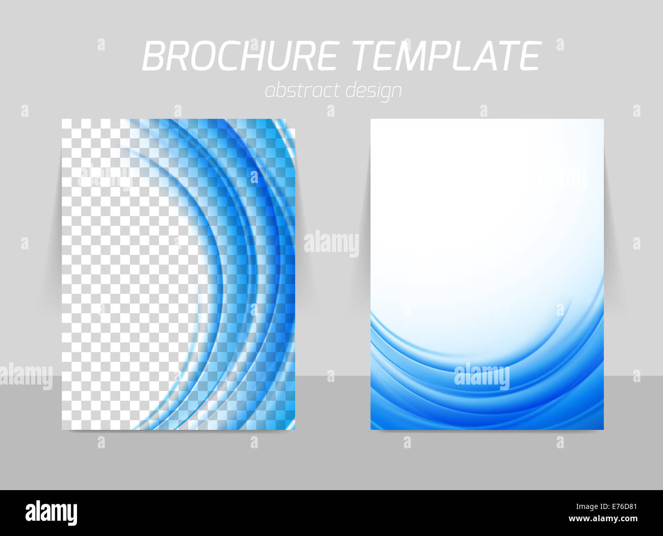 Front back elegant design flyer hi-res stock photography and images - Alamy