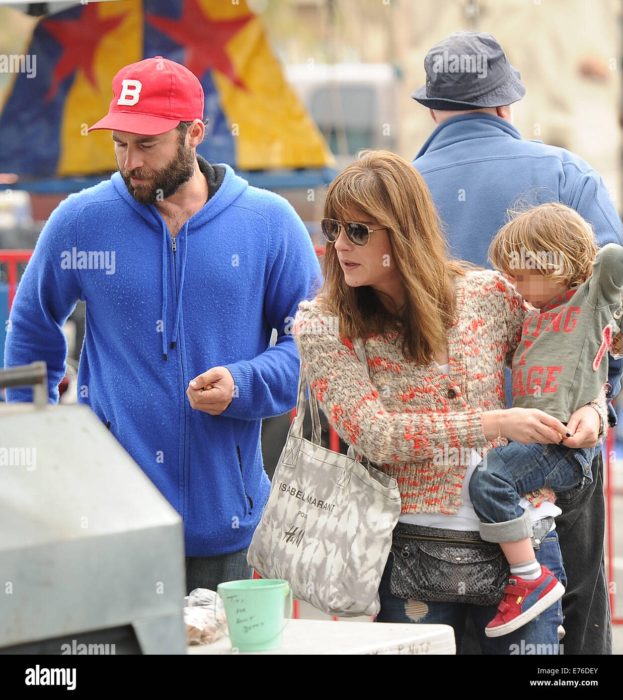 Selma blair jason bleick take their son hi-res stock photography and ...