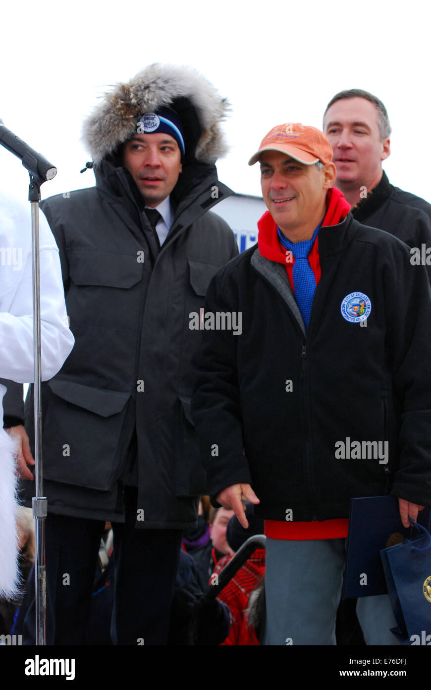 Press Conference for the Chicago Polar Plunge 2014 held at North Avenue ...