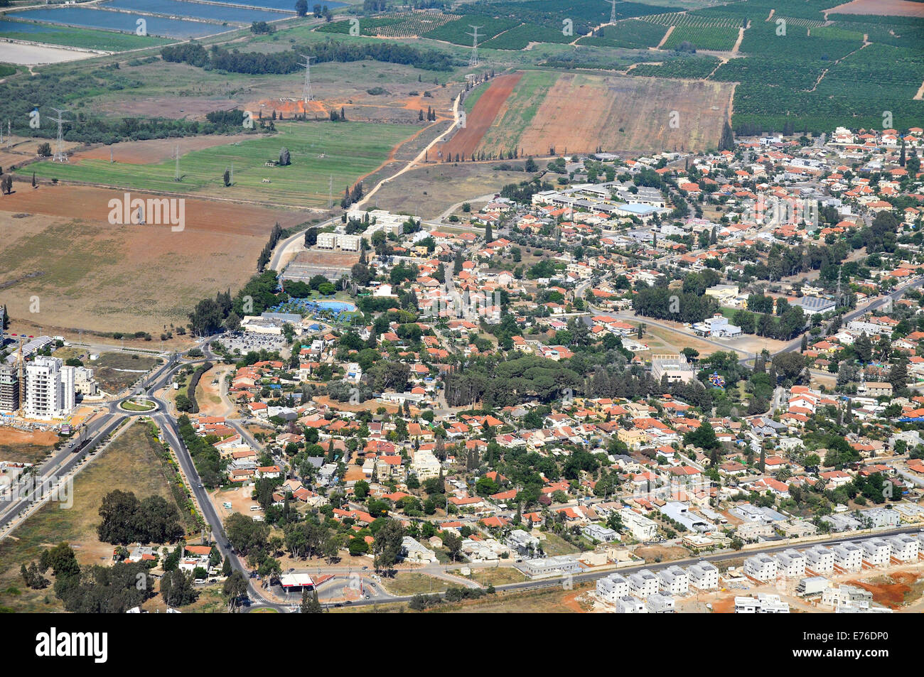 Rural aerial photography. Photographed in Israel Stock Photo - Alamy