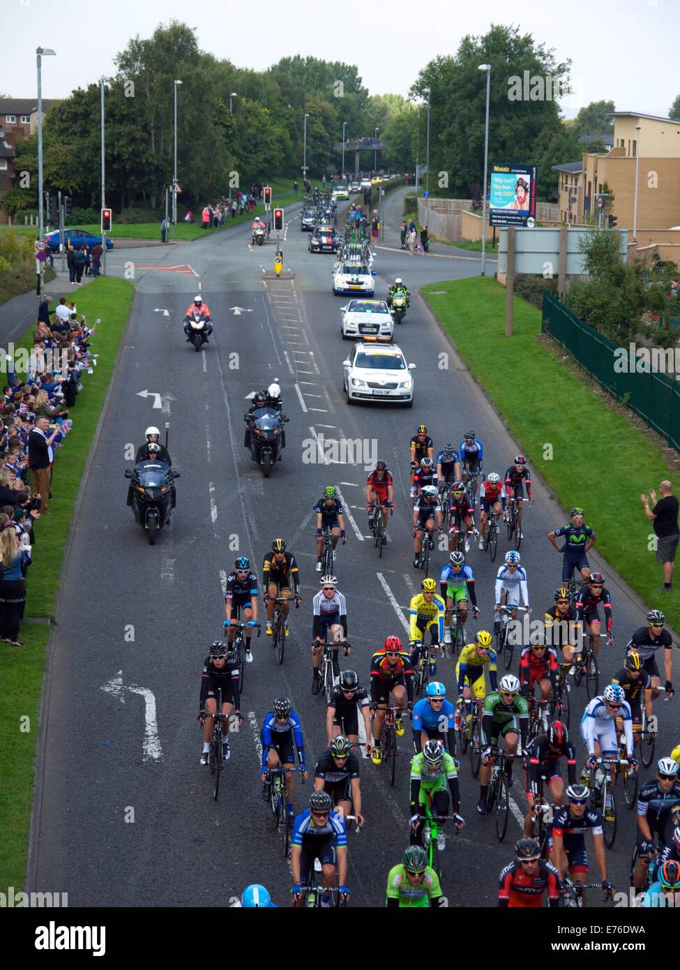 Runcorn, Halton, Cheshire, UK. 8th September, 2014. Stage 2 of the Tour ...