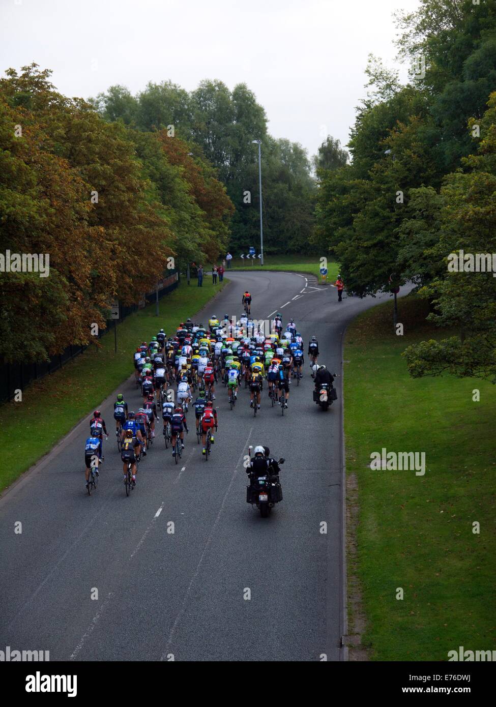 Runcorn, Halton, Cheshire, UK. 8th September, 2014. Stage 2 of the Tour ...
