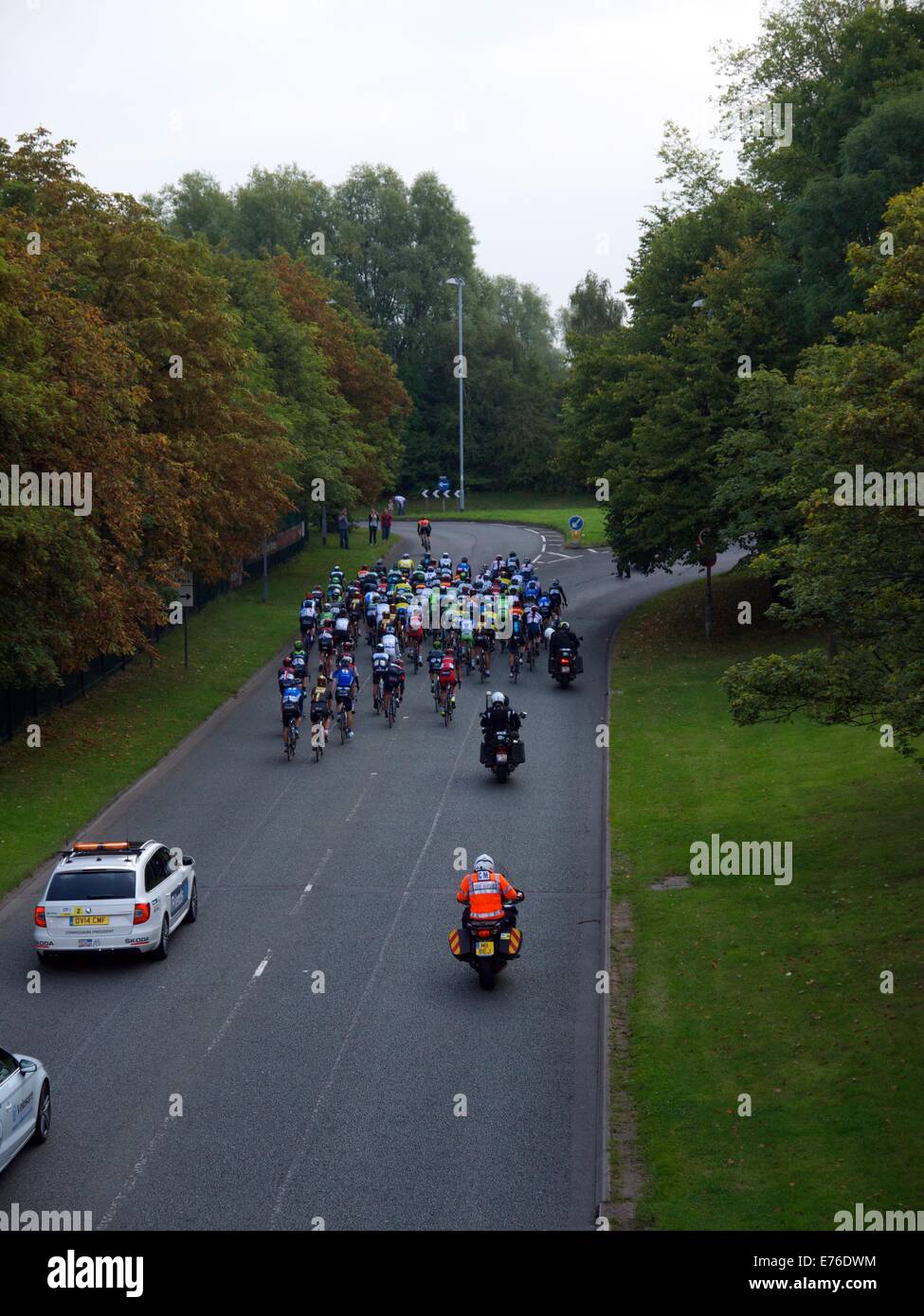 Runcorn, Halton, Cheshire, UK. 8th September, 2014. Stage 2 of the Tour ...