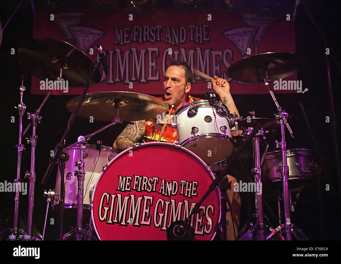 Me First and the Gimme Gimmes performing live on stage at the Liverpool ...
