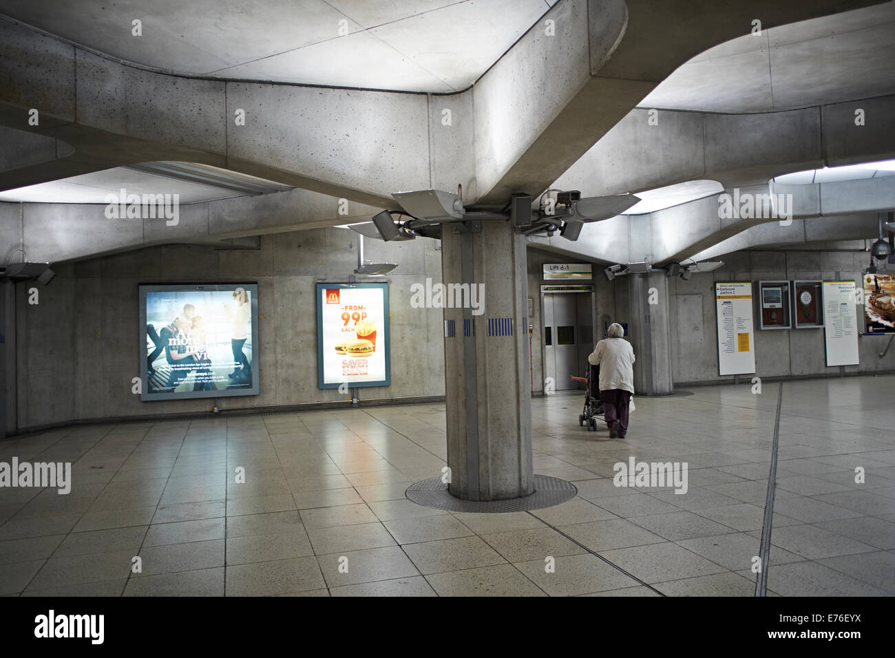 London - Advertising hoarding or adshells around the Westminster ...