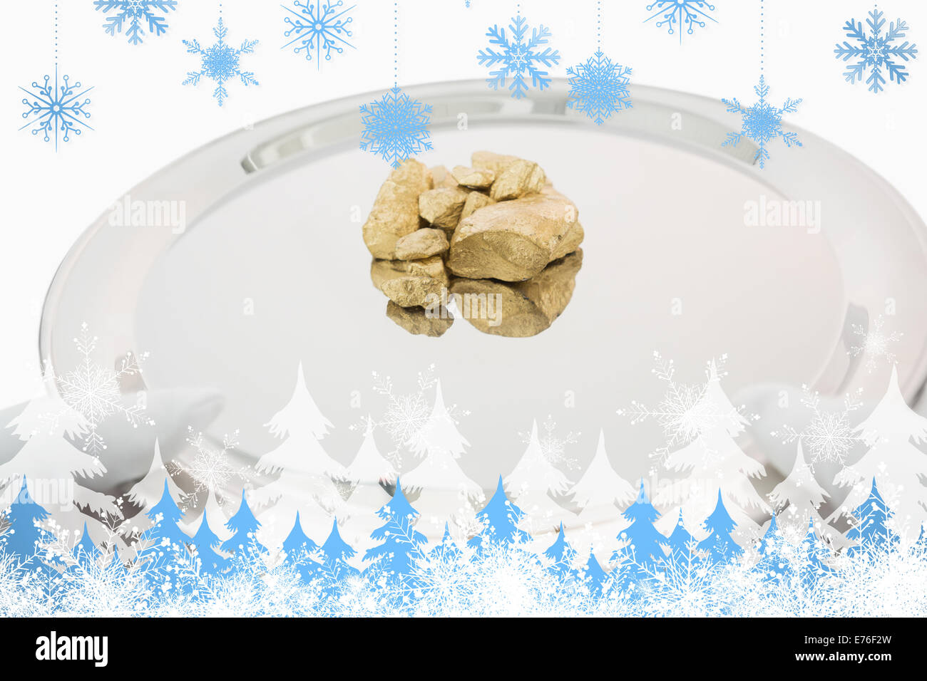 Silver gold nuggets hi-res stock photography and images - Alamy