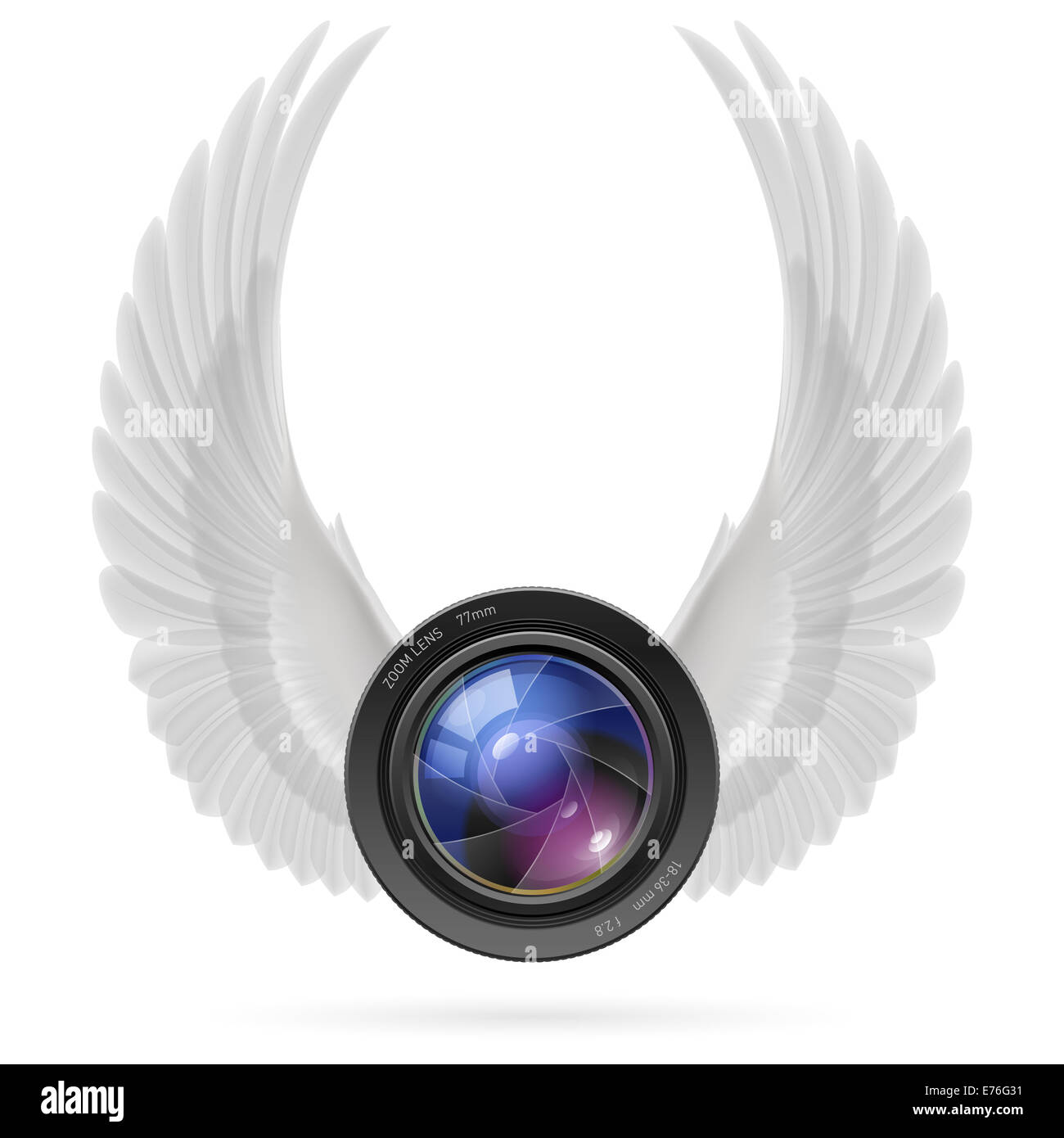 Photo camera with wings hi-res stock photography and images - Alamy