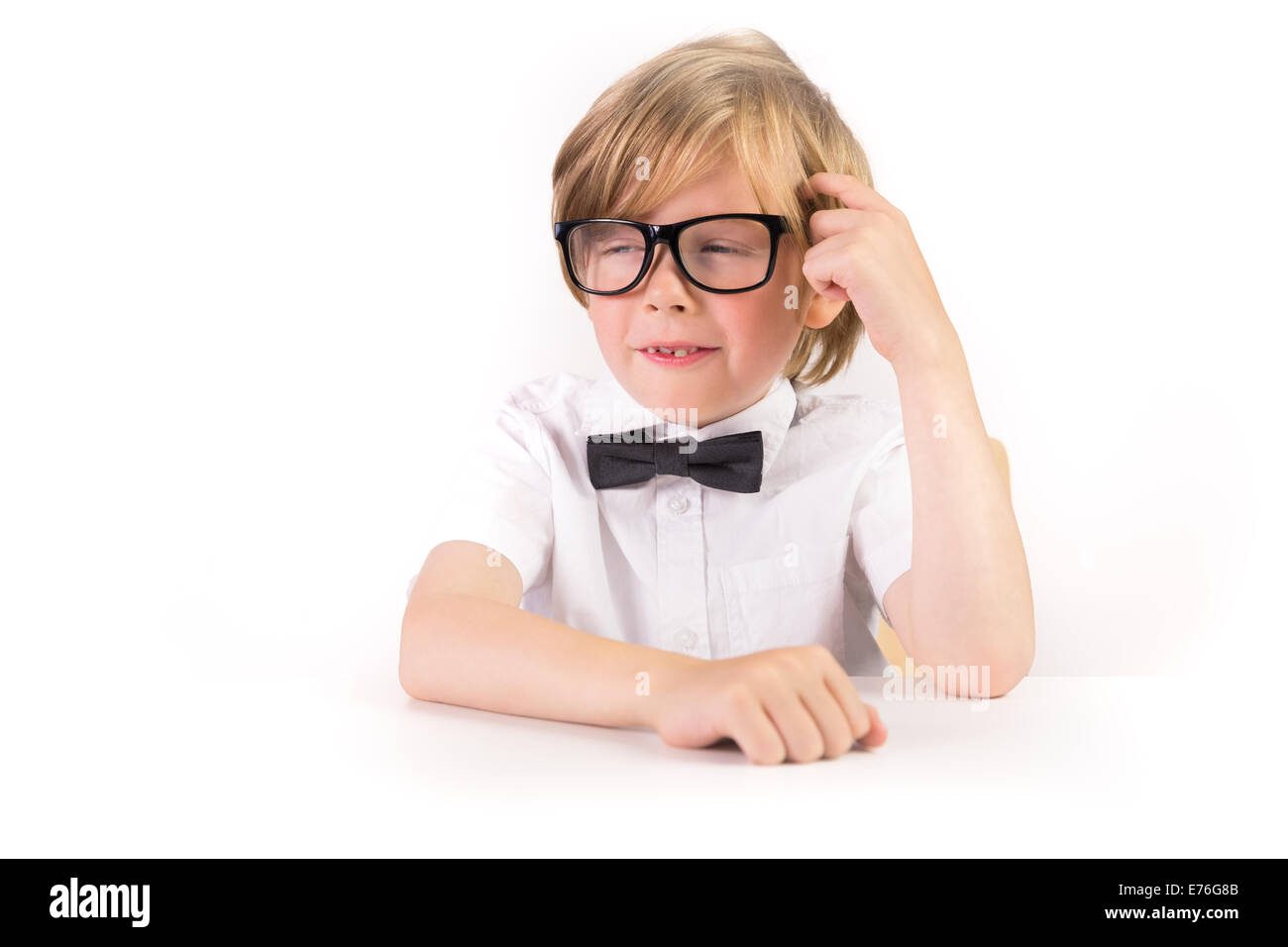Boy wearing bow tie hi-res stock photography and images - Alamy