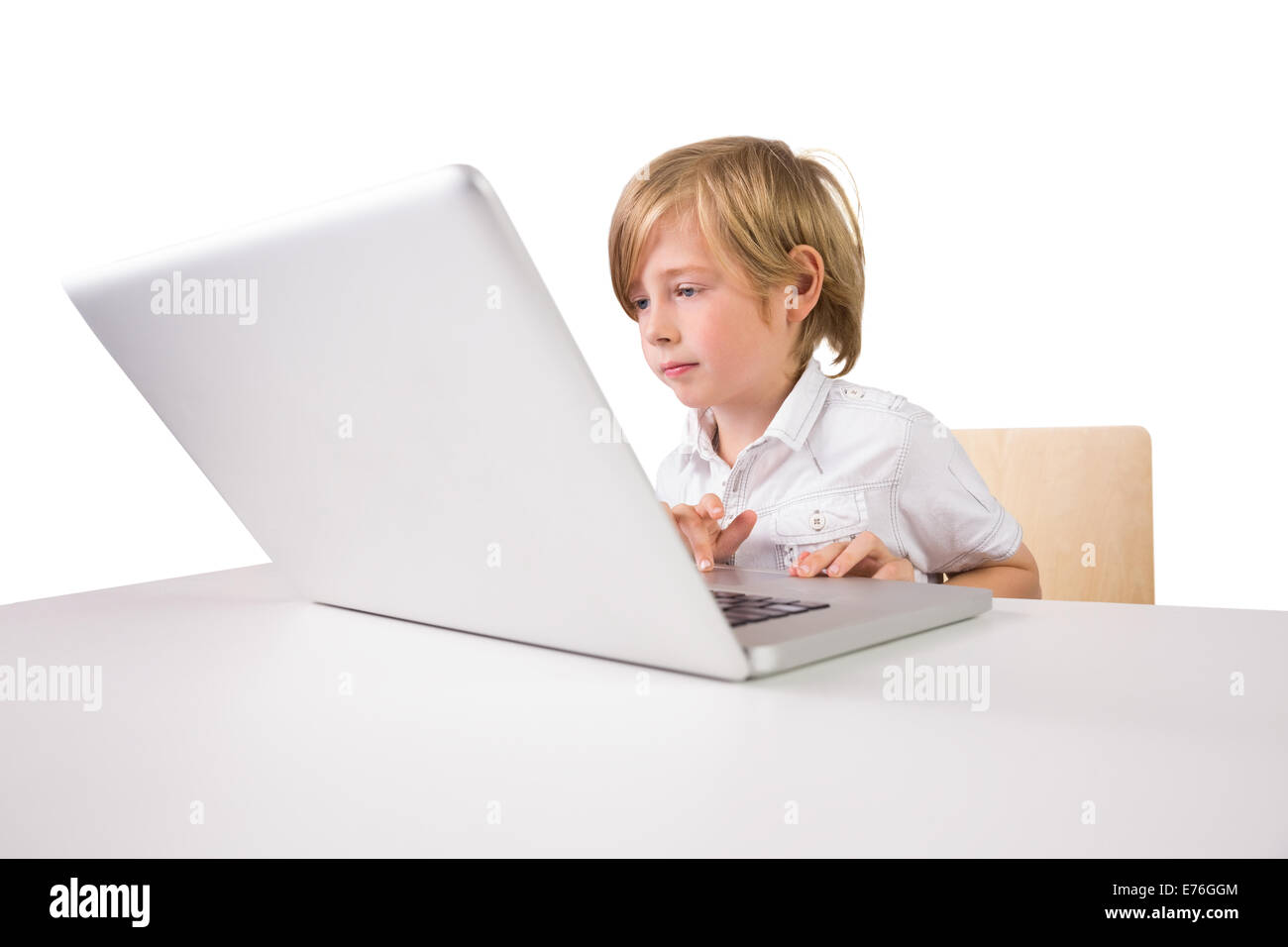 Student using a laptop pc Stock Photo - Alamy