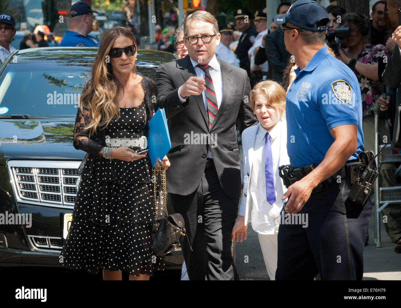 James wilkie broderick and matthew broderick hi-res stock photography ...