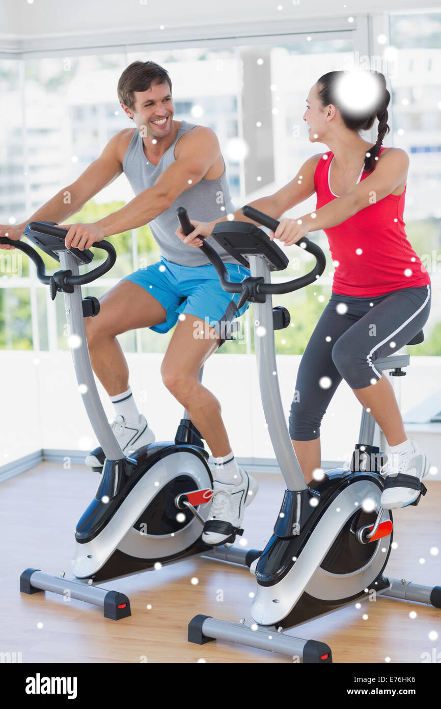 Spinning class young hi-res stock photography and images - Alamy