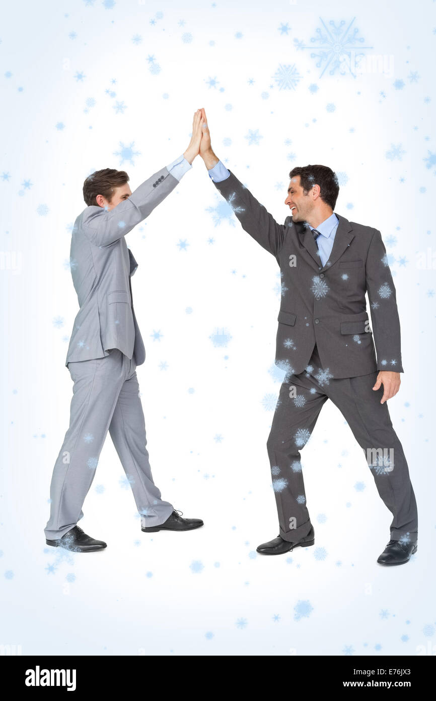 High fiving each other hi-res stock photography and images - Alamy