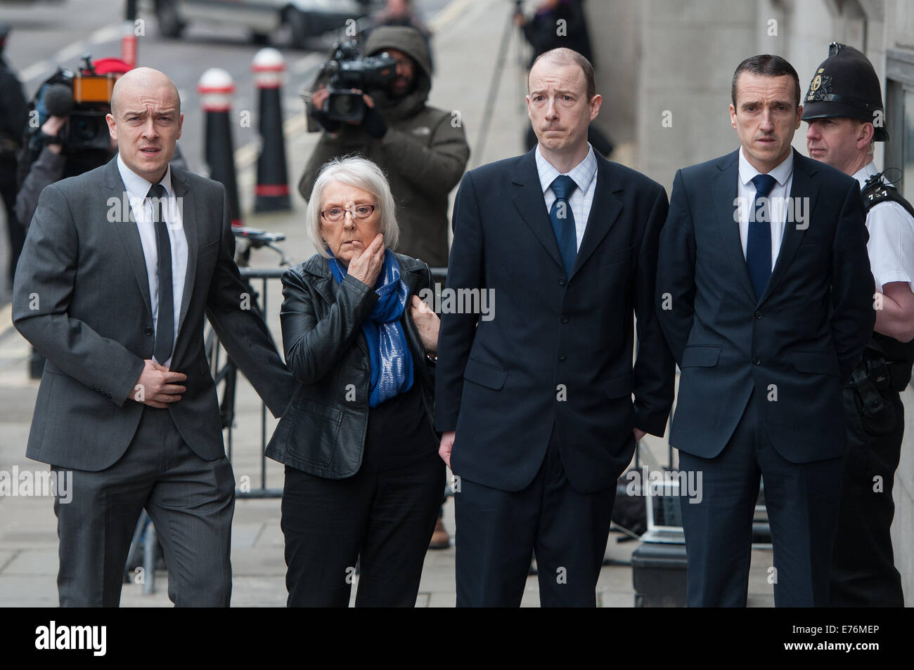 Family members of of PC Keith Blakelock murdered in 1985 during the ...
